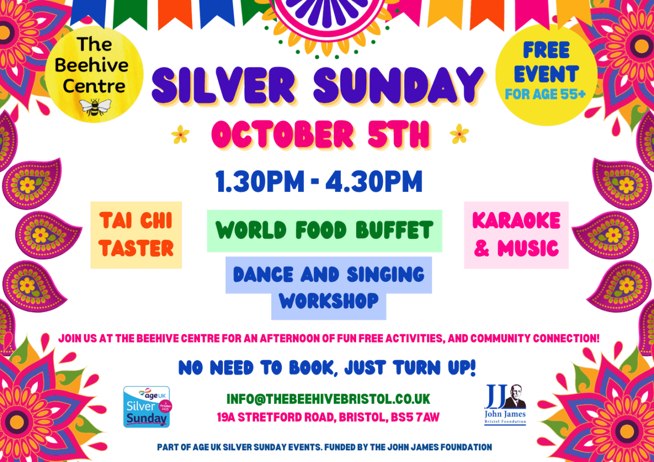 The Beehive Centre – Silver Sunday Community Connection Event | Silver ...